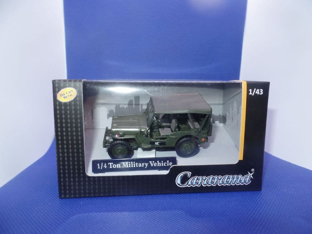 Cararama 4-91852 NECAF 1/43 O Scale 1/4 Ton Military Vehicle ...