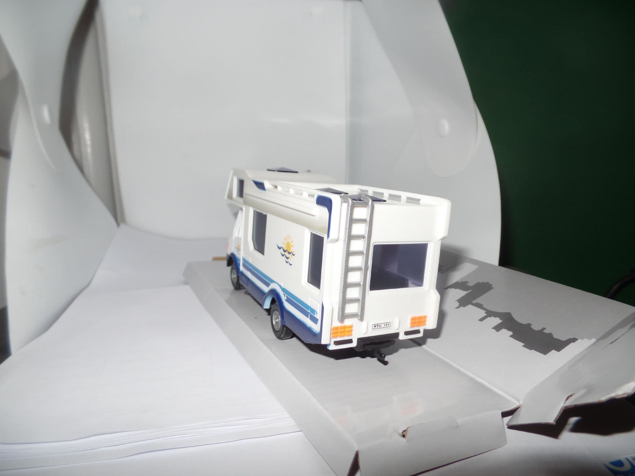 Cararama 4-93510 1/43 O Scale Mercedes Mobile Home Campervan Motorhome ...