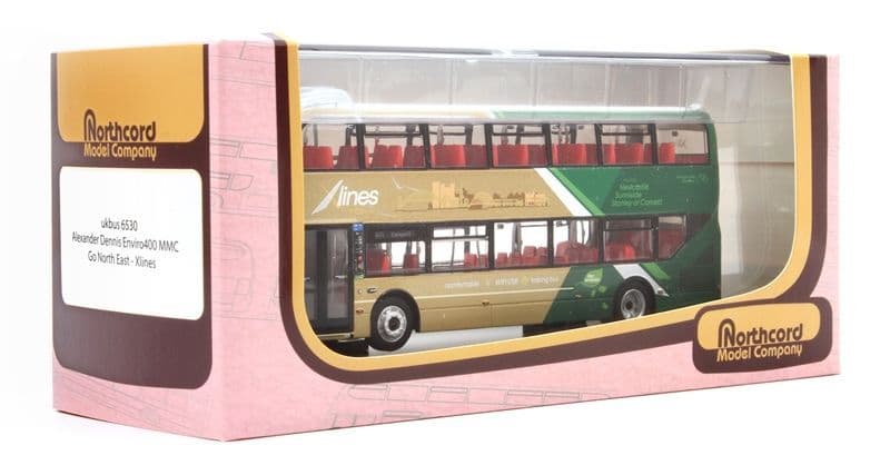 CMNL UKBUS6530 Alexander Dennis Enviro400H MMC Bus Go North East XLines ...