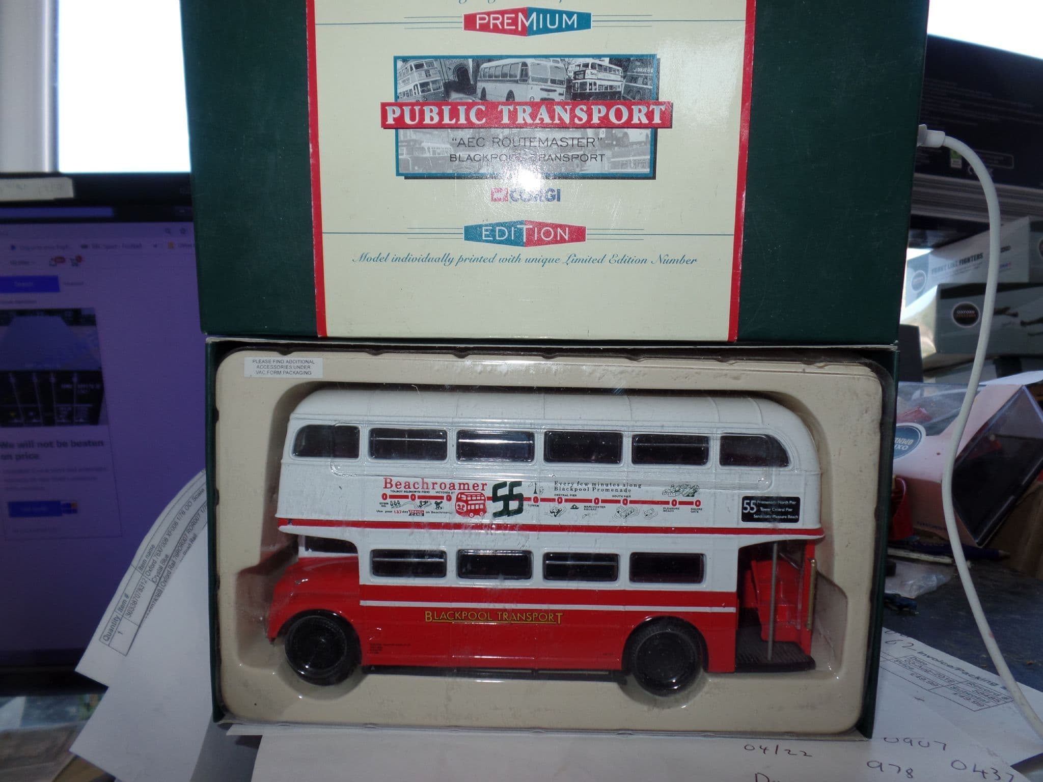 Corgi 35009 1/50 SCALE AEC Ex London Routemaster Bus Blackpool Transport
