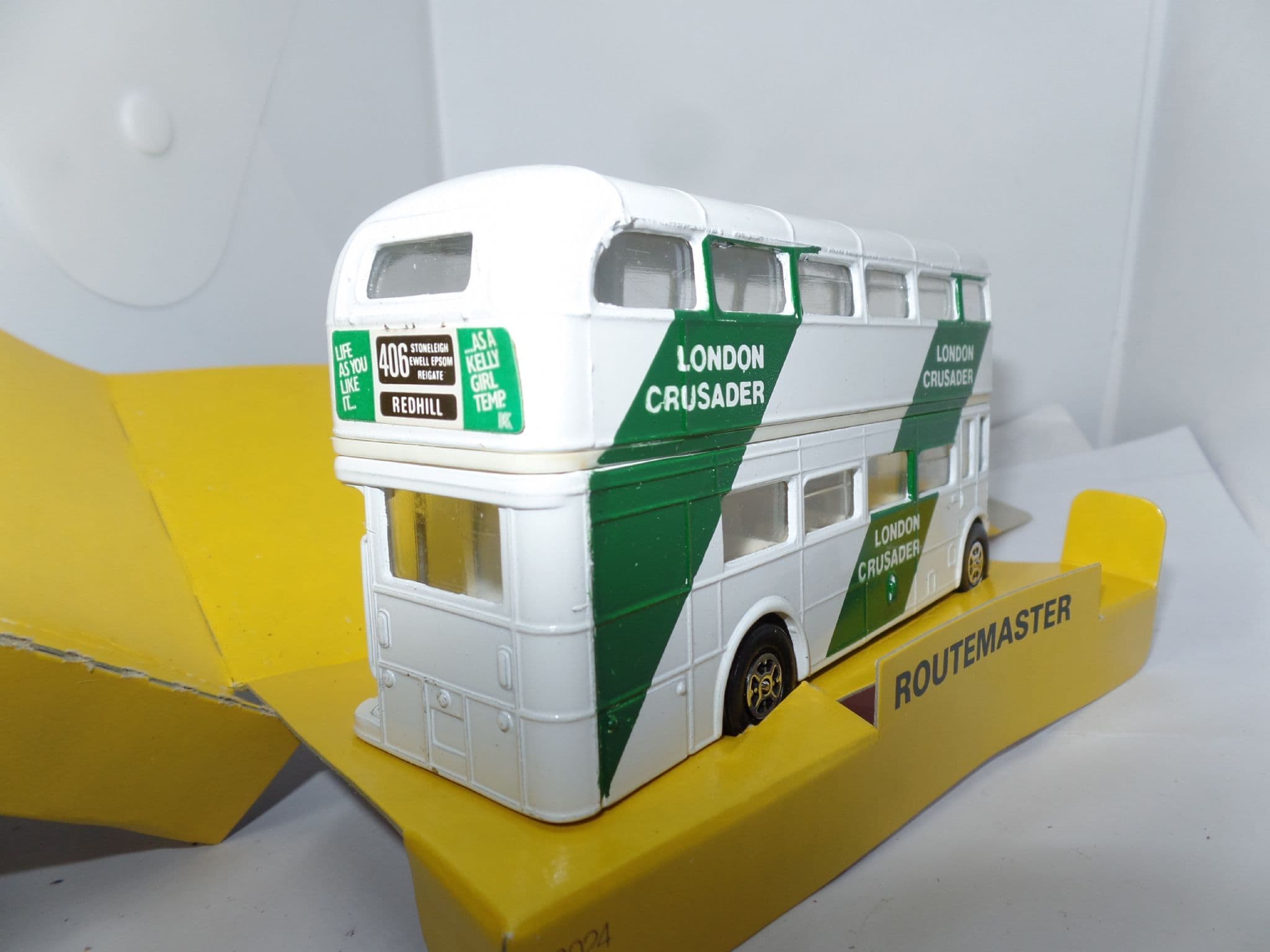 Corgi 469 1/64 London Crusader Routemaster Bus Sightseeing Worn Box