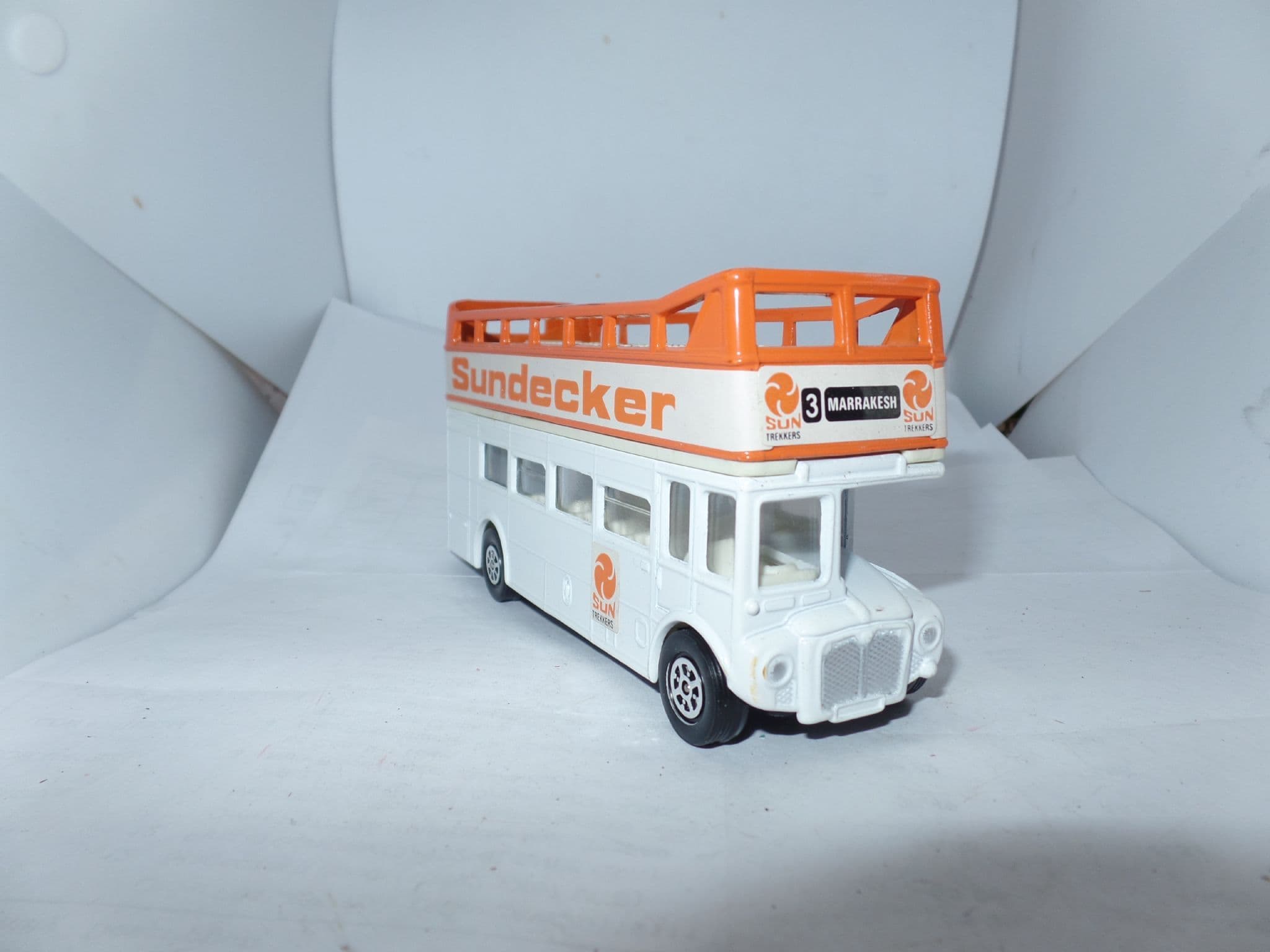 Corgi 469 1/64 Scale Routemaster Bus OPen Top Sundecker Marrakesh MIB