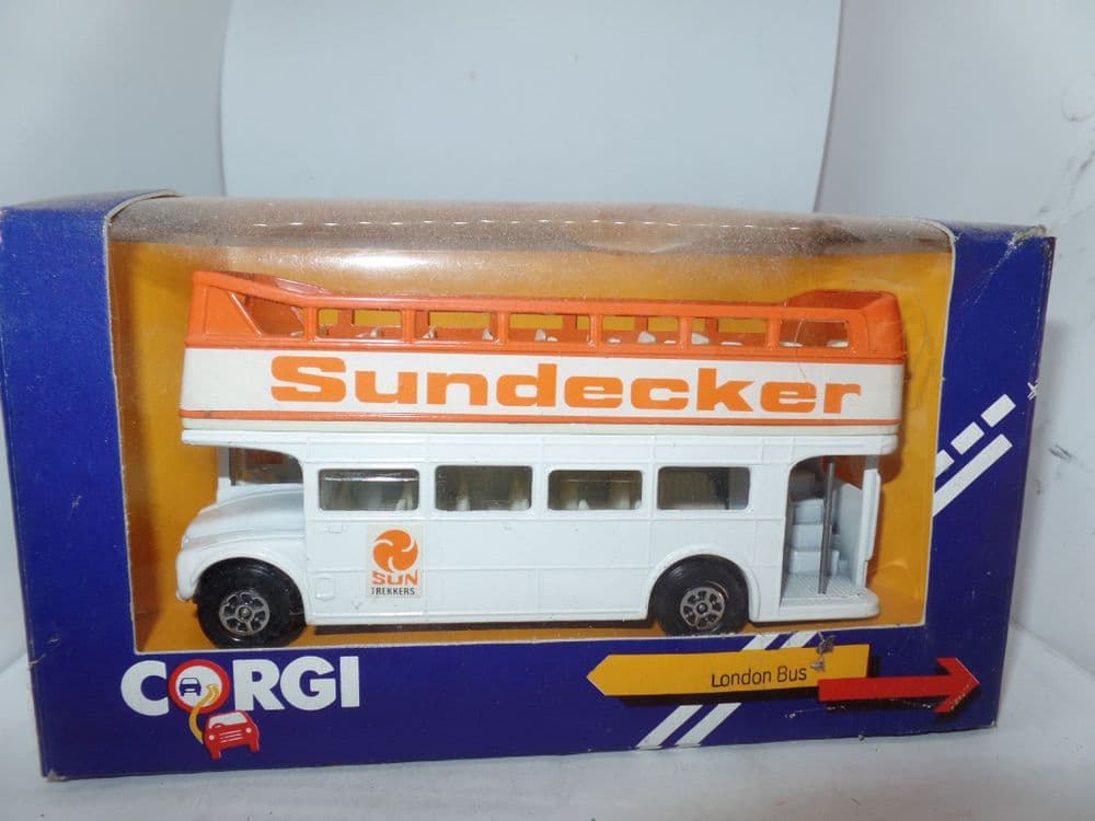 Corgi 469 1/64 Scale Routemaster Bus OPen Top Sundecker Marrakesh MIB