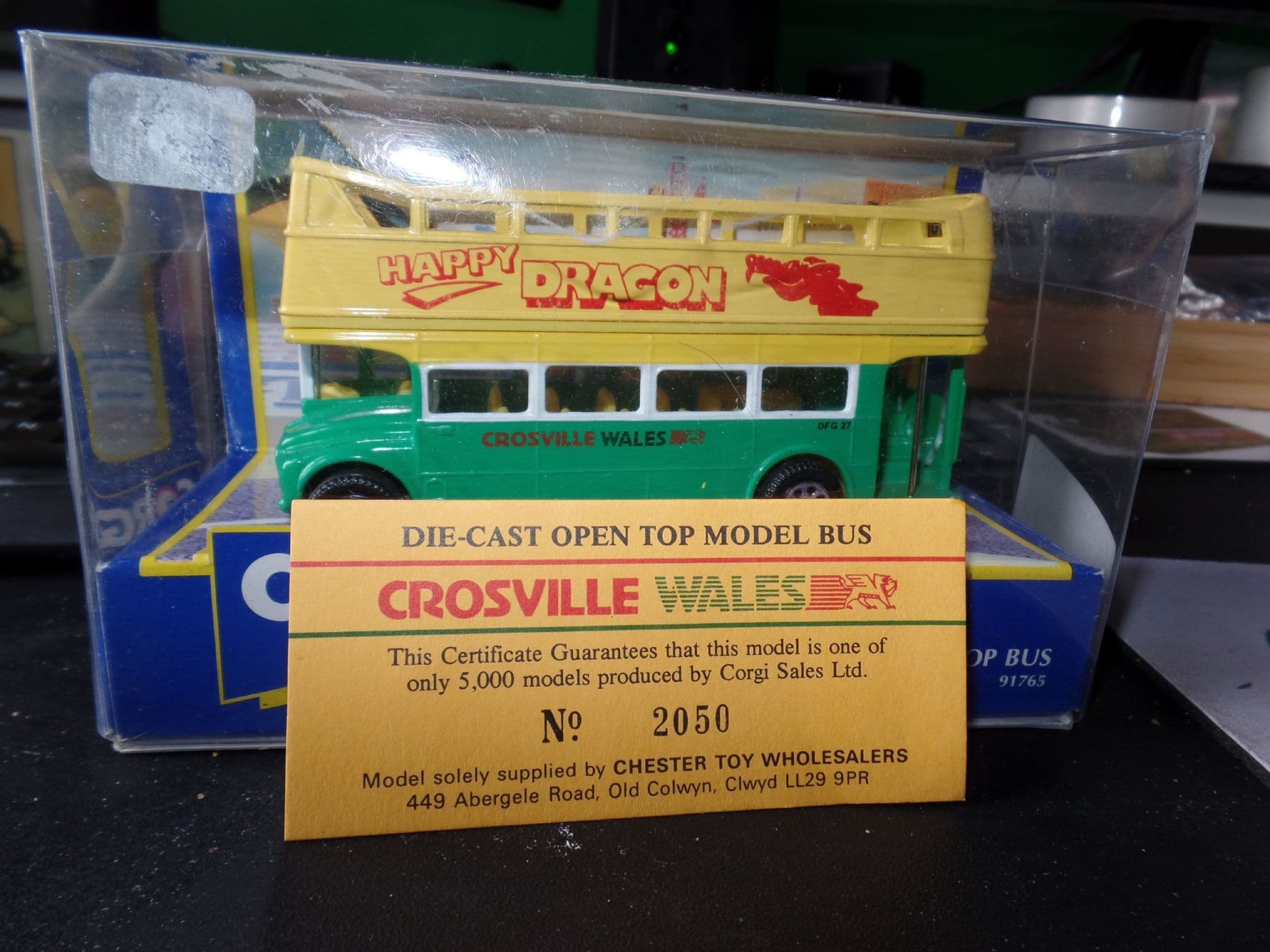 Corgi 91765 1/64 Scale Open Top Routemaster Crosville Wales Happy ...