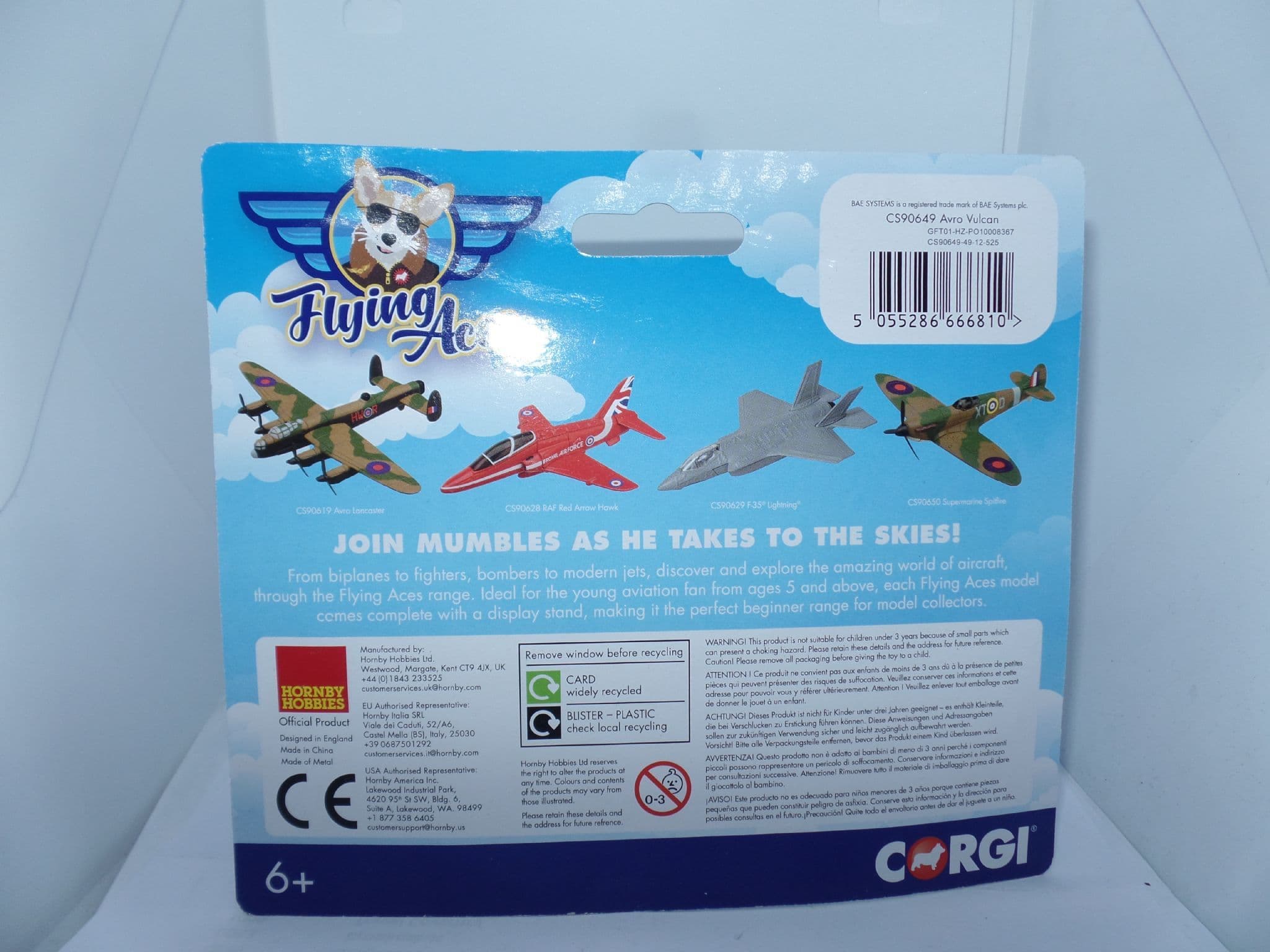 Corgi Flying Aces CS90649 Avro Vulcan Supersonic Bomber