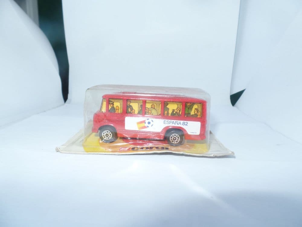 Corgi Juniors Mercedes Benz Bus Espana 82 World Cup Football Mint on ...