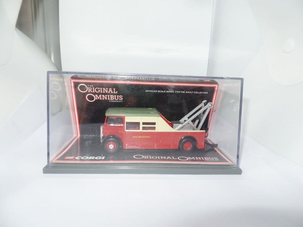 Corgi OOC 41501 AEC Regent Breakdown Tender Wagon David Macbrayne ...