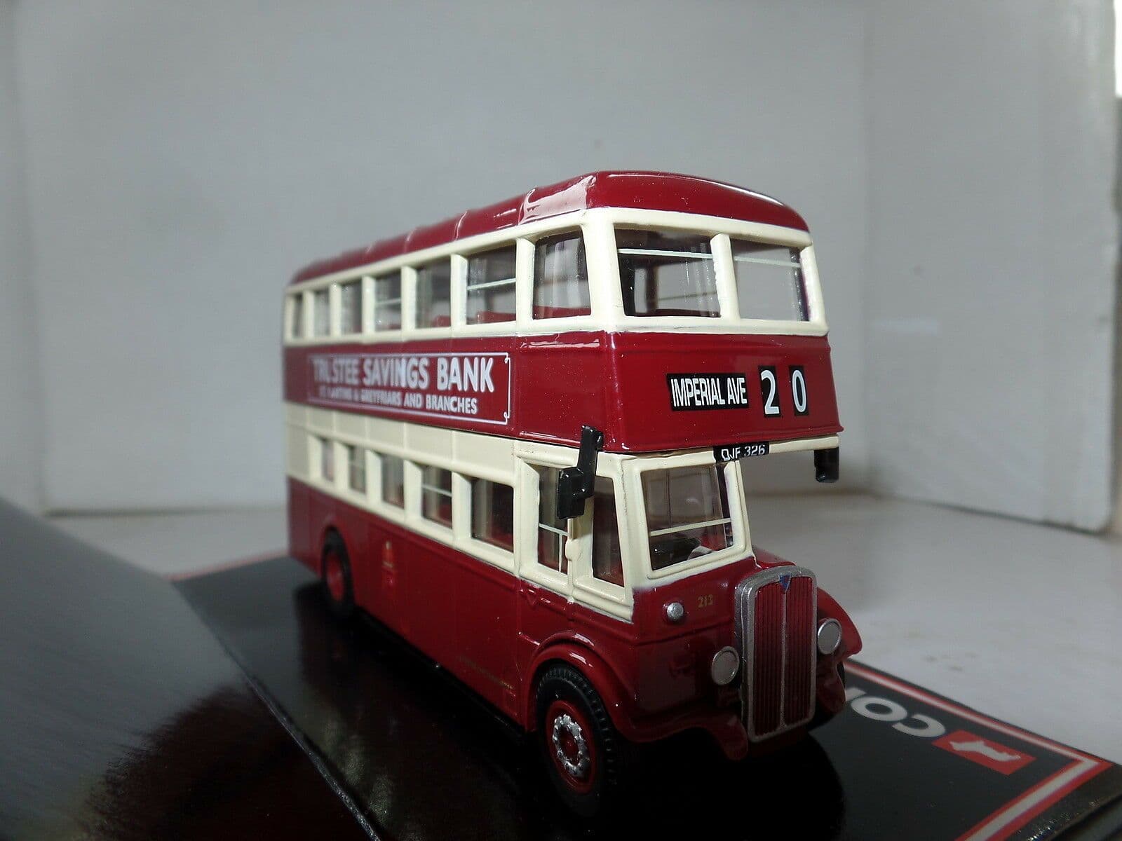 Corgi OOC 43904 AEC Utility Bus Leicester City Route 20 MIMB