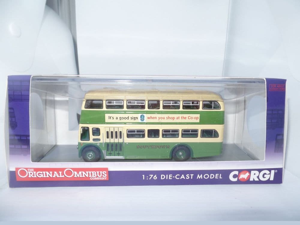 Corgi OOC OM41914 Leyland PD3 Queen Mary Bus Southdown 12 Brighton