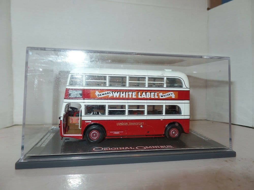 Corgi OOC OM45701 AEC Q Bus London Transport White Label Whisky NC