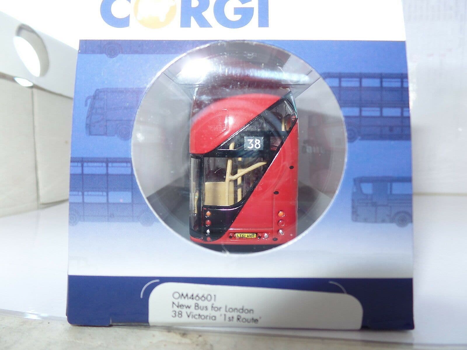Corgi OOC OM46601 NBFL First New Bus for London Arriva Route 38 ...