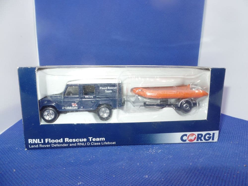 Corgi RNLI Gift Set Land Rover Defender & RNLI D Class Lifeboat