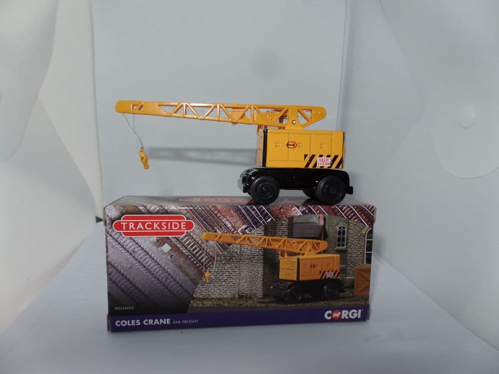 Corgi Trackside DG226003 Coles Crane - Rail Freight Yellow MIMB