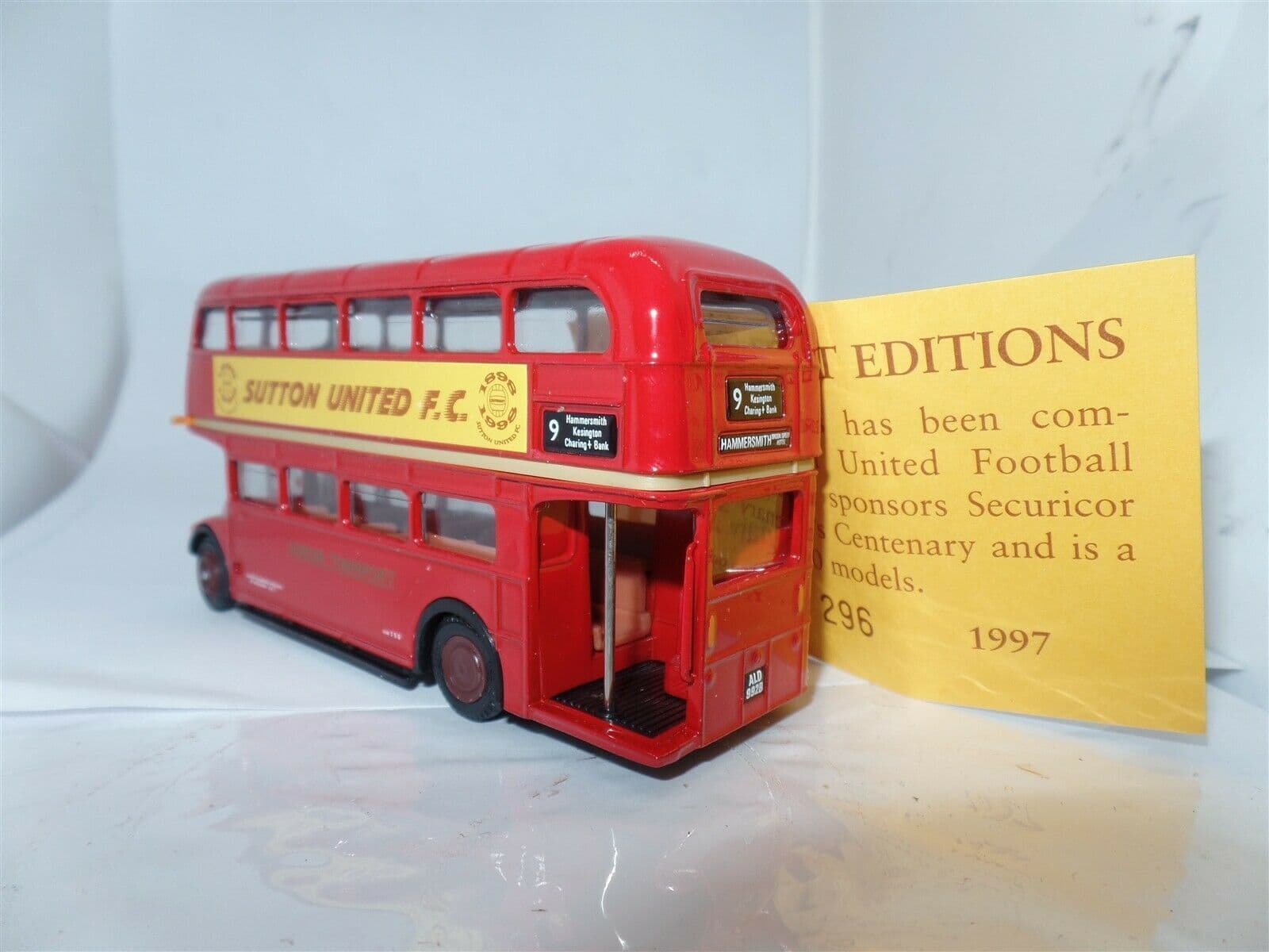 EFE 15610B AEC Routemaster Bus London Transport Sutton United Securicor ...
