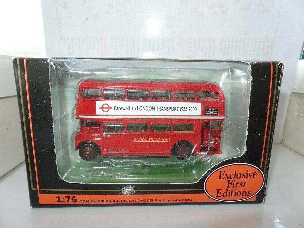 EFE 15628A AEC Routemaster Bus Farewell to London Transport Hello TfL ...