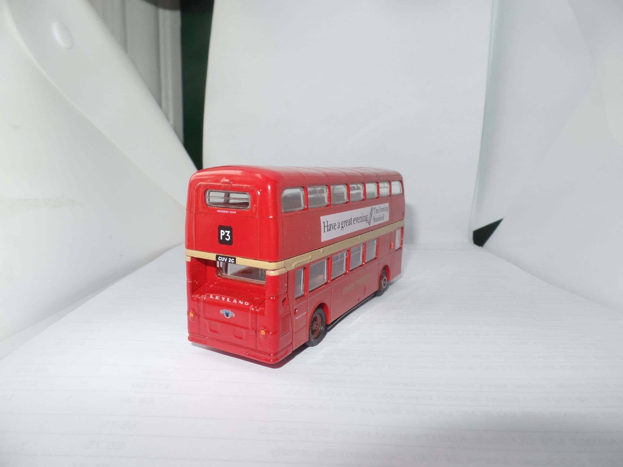 EFE 18102DL Leyland Atlantean Bus London Transport Museum Route P3 ...