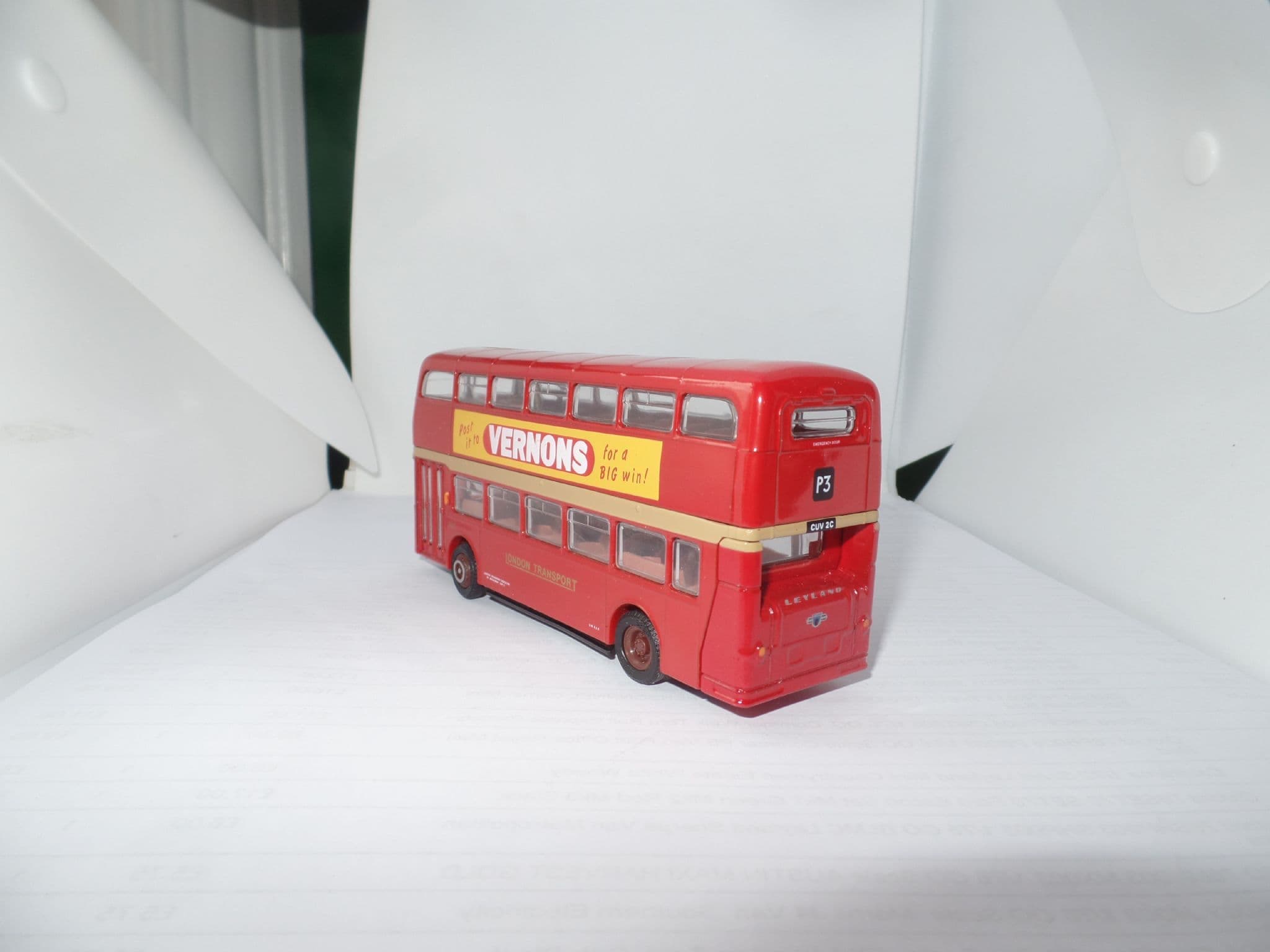 EFE 18102DL Leyland Atlantean Bus London Transport Museum Route P3 ...