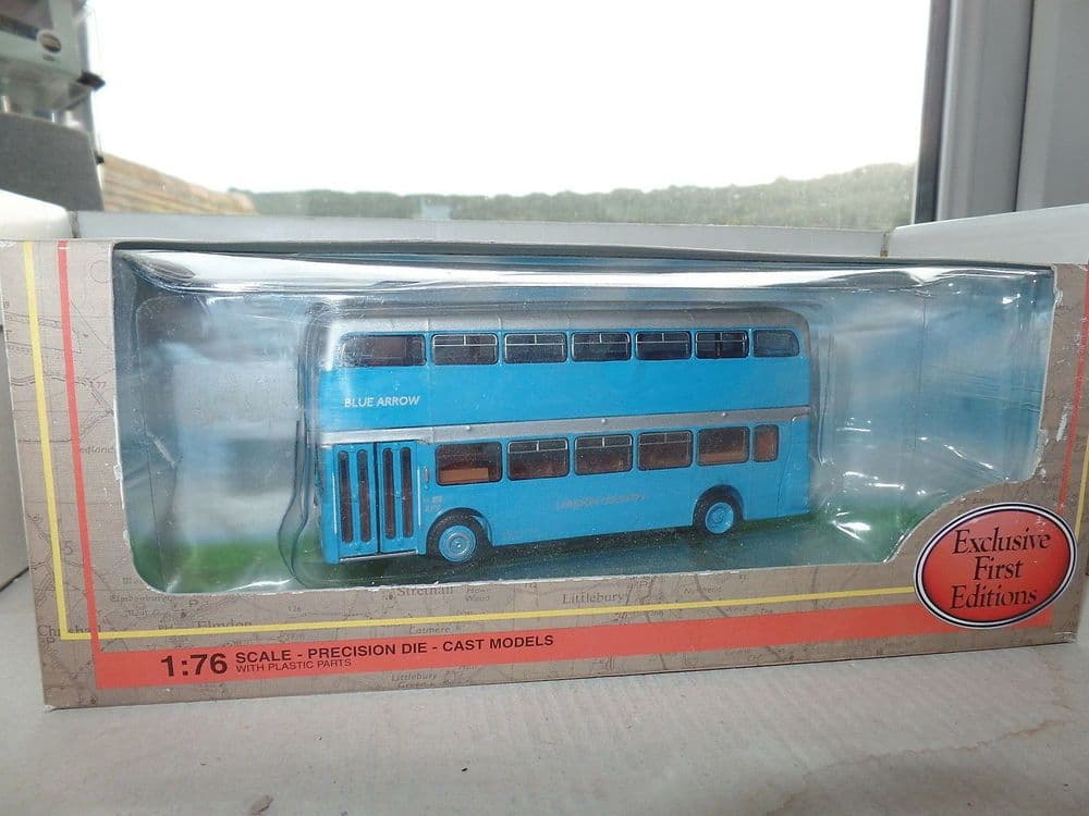 EFE 18206 Daimler Fleetline Bus London Country Blue Arrow Stevenage