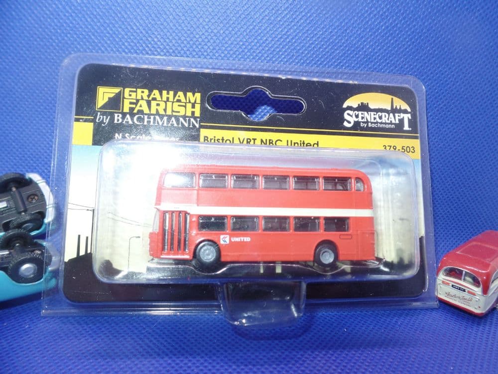 Graham Farish Bachmann N Gauge 1 148 379-503 Bristol VRT Bus United NBC ...
