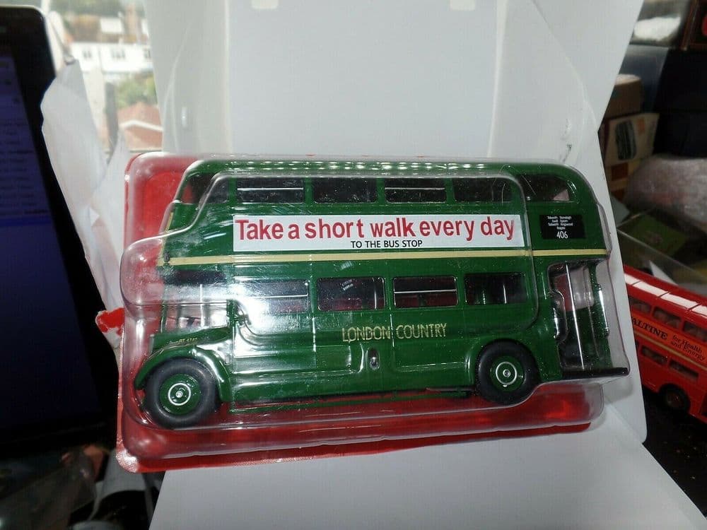 IXO Hachette PD087 1/43 Scale Bus London Transport Country RT Bus 406 ...