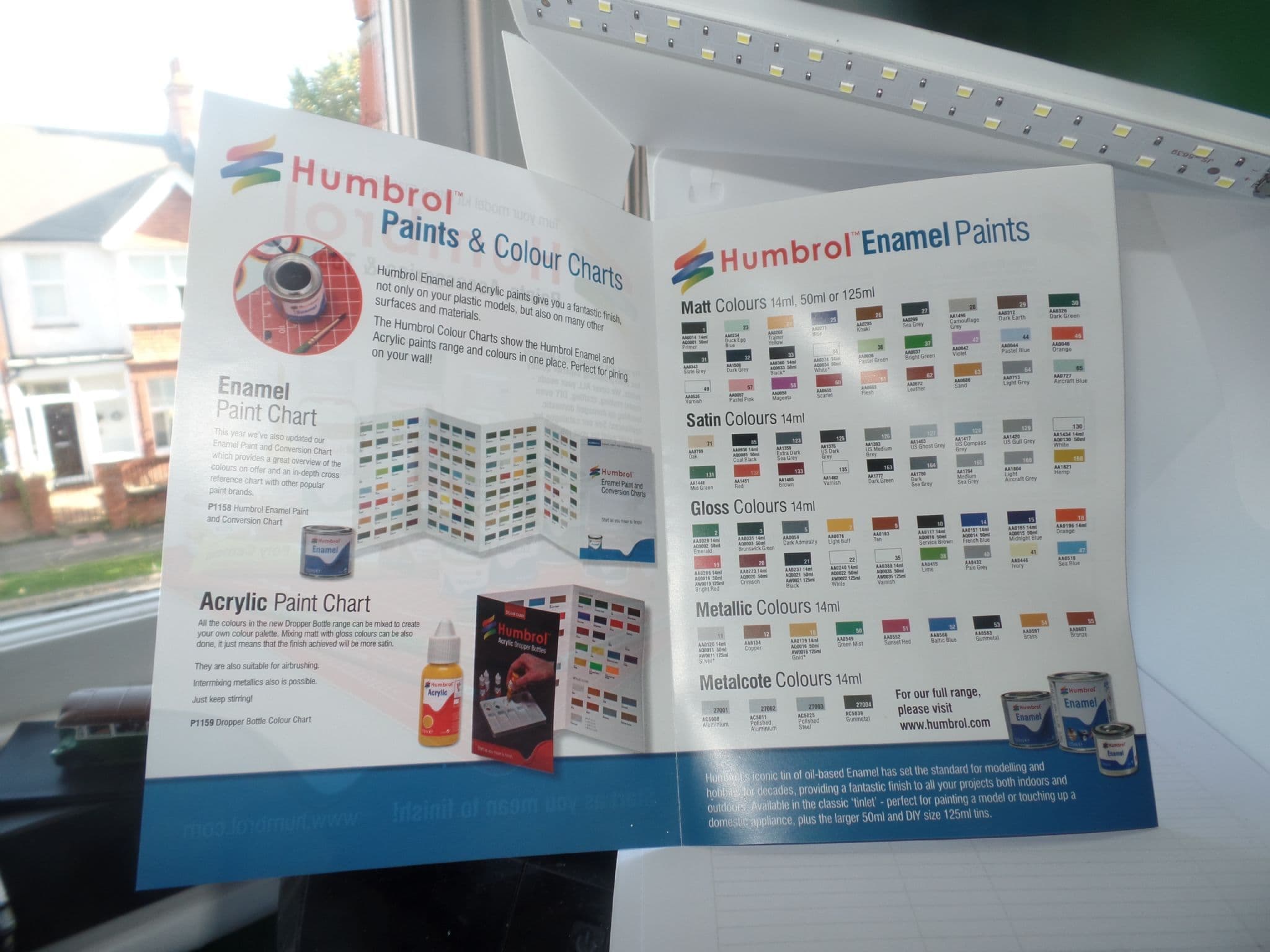 Humbrol P1888 Full Range Leaflet 2023