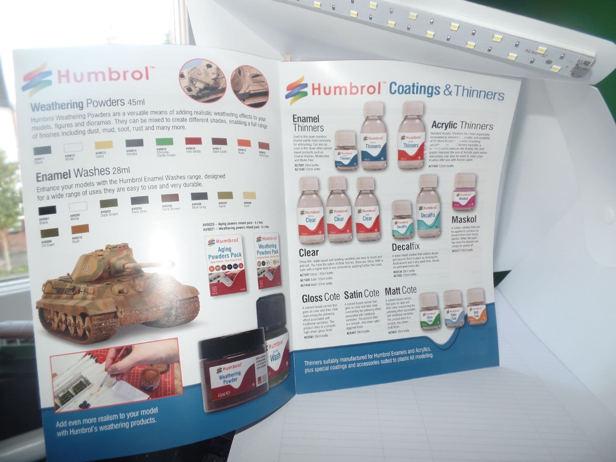 Humbrol P1888 Full Range Leaflet 2023
