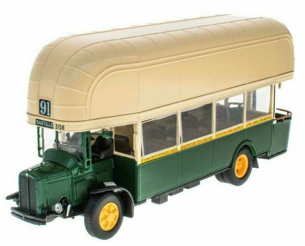 IXO HACHETTE HC70 1/43 SCALE Paris Bus Renault Gas Powered Bastille ...