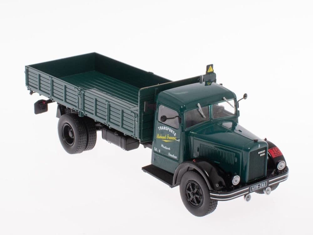 IXO Hachette NJ66 1/43 Scale Berliet GDR 7W Green Dropside Richard Francois Transport