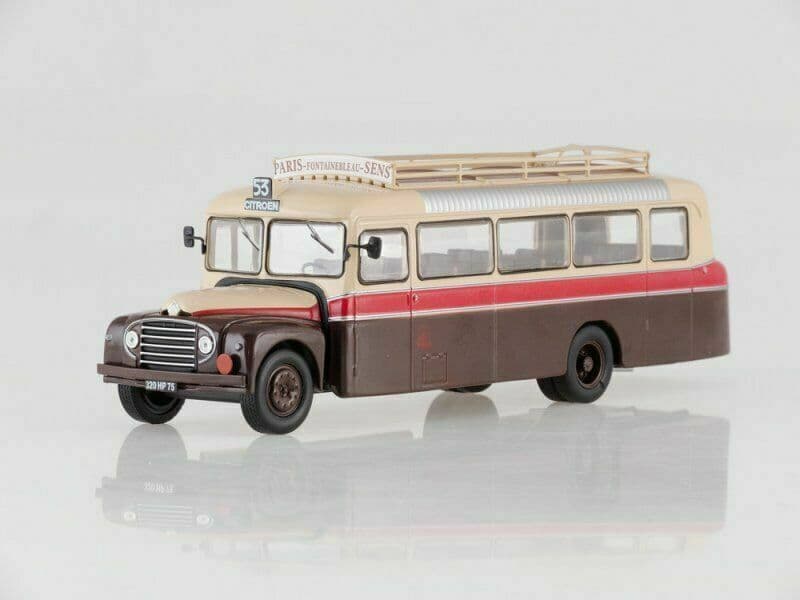 IXO Hachette PD018 1/43 Scale CITROEN 46 DP UAD BUS COACH France PARIS ...