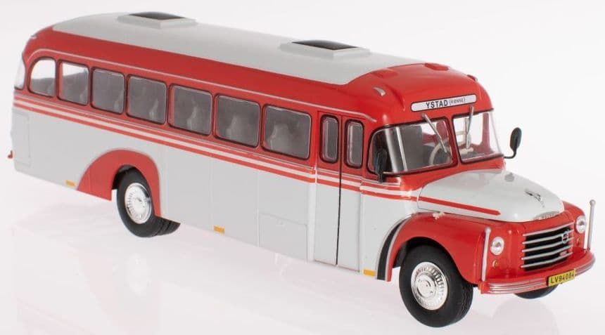 IXO Hachette PD095 1/43 Scale Bus Coach Volvo B375 1957 Sweden Ystad