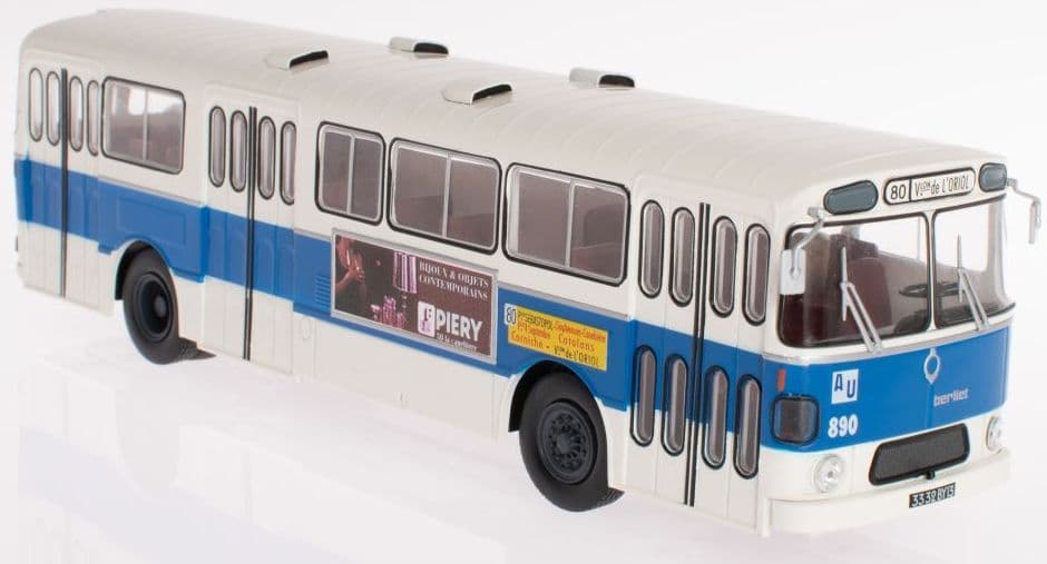 IXO Hachette PD104 1/43 Scale Berliet PHL100 RATVM Marseille Bus Coach ...
