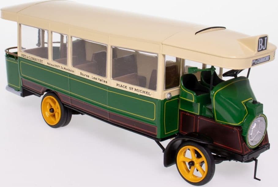 IXO Hachette PD107 1/43 Scale SCHNEIDER H 1916 France Bus Coach Early Paris