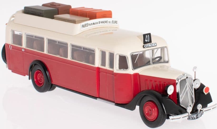 IXO Hachette PD112 1/43 Scale Citroen T45 1934 Bus Coach Air France ...