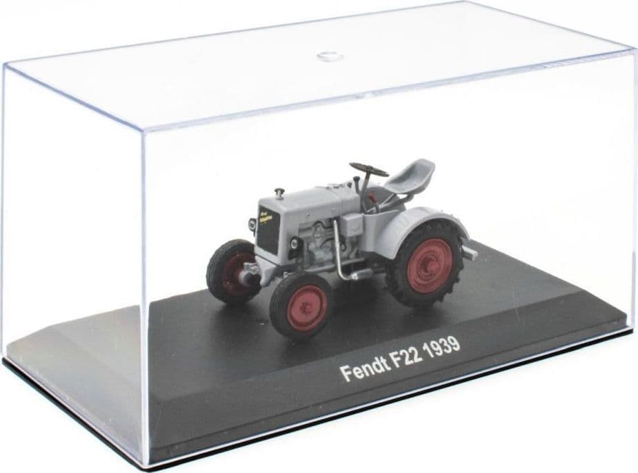 IXO HL48 1/43 Scale Fendt F22 Tractor 1939 - Grey German Tractor