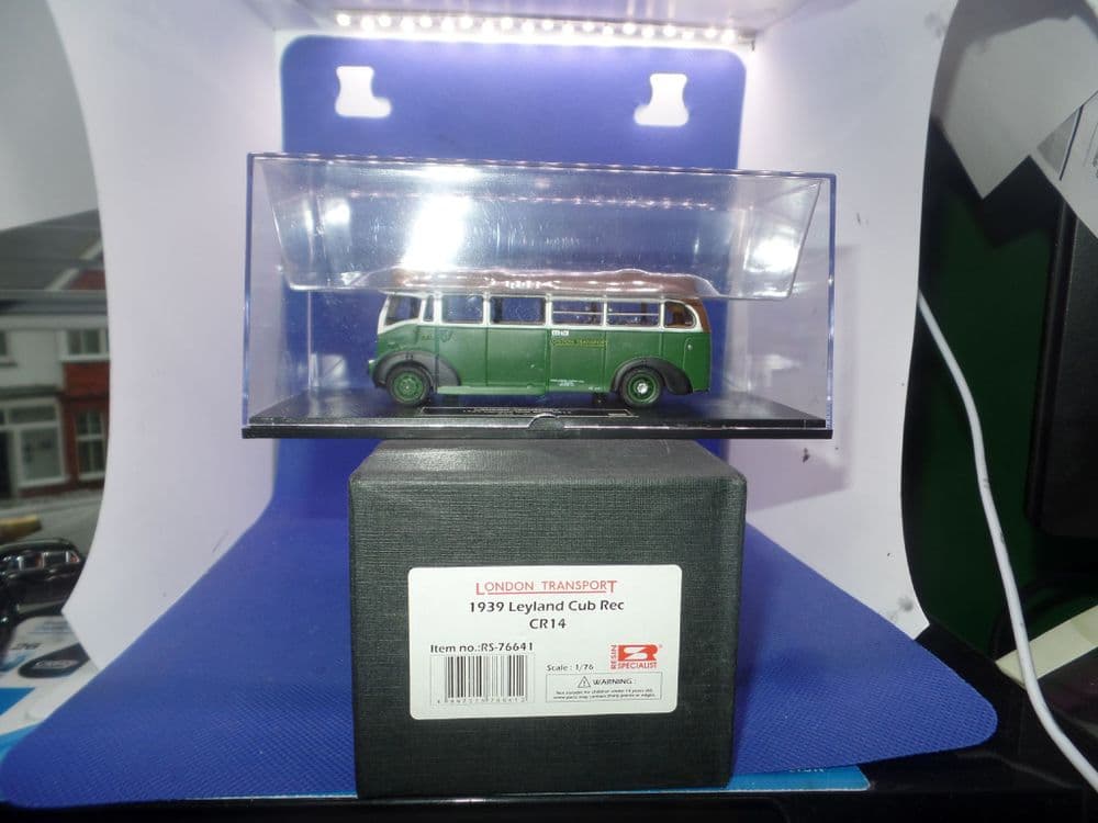 JOTUS RS76641 Resin Bus Leyland Cub CR14 London Transport Country 494 ...