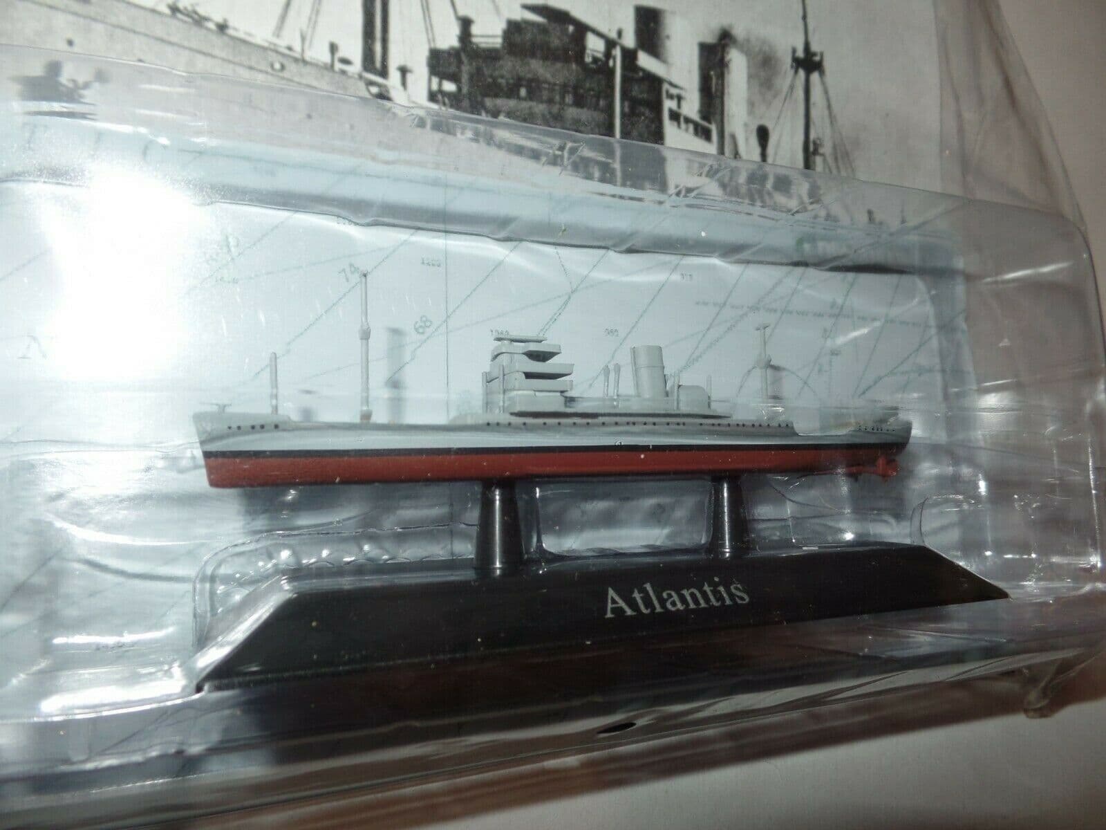 KZ24 Atlas DeAgostini 1/1250 Scale German Atlantis Auxiliary Cruiser ...