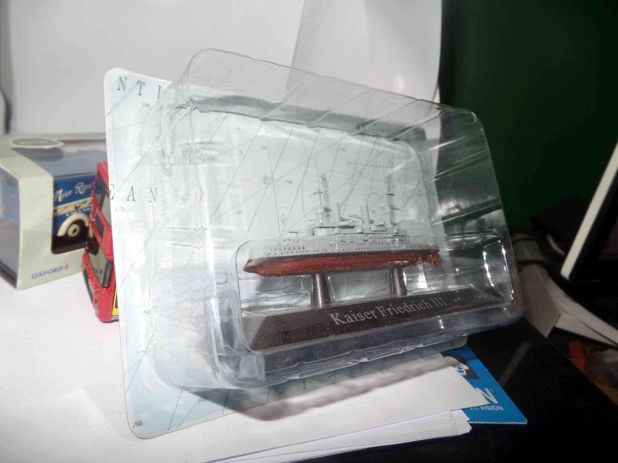 KZ60 Atlas DeAgostini 1/1250 Scale German Kaiser Friedrich III