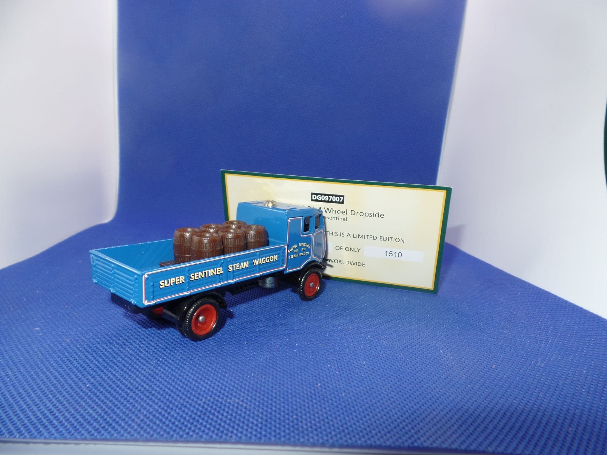 Lledo DG097007 Sentinel S4 4 Wheel Dropside Super Sentinel Steam Wagon