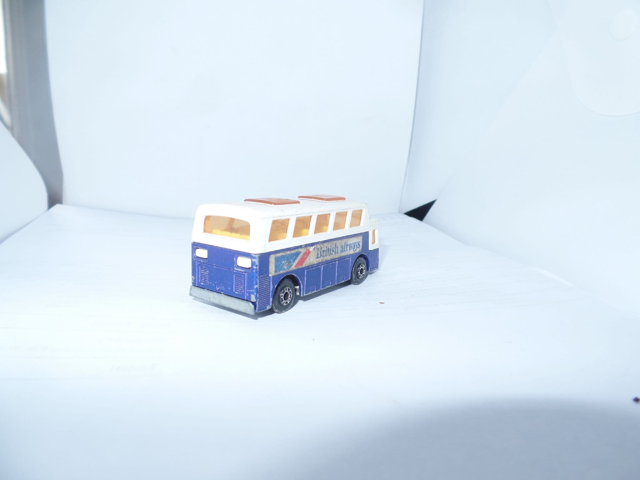 Matchbox 65 Airport Bus Coach British Airways Airline Worn UB