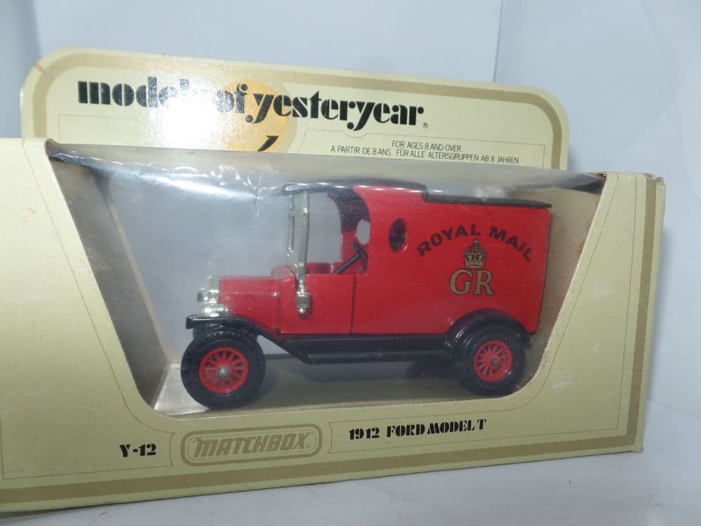 Matchbox Models of Yesteryear Y12 Y-12 1912 Ford Model T Van Royal Mail GR