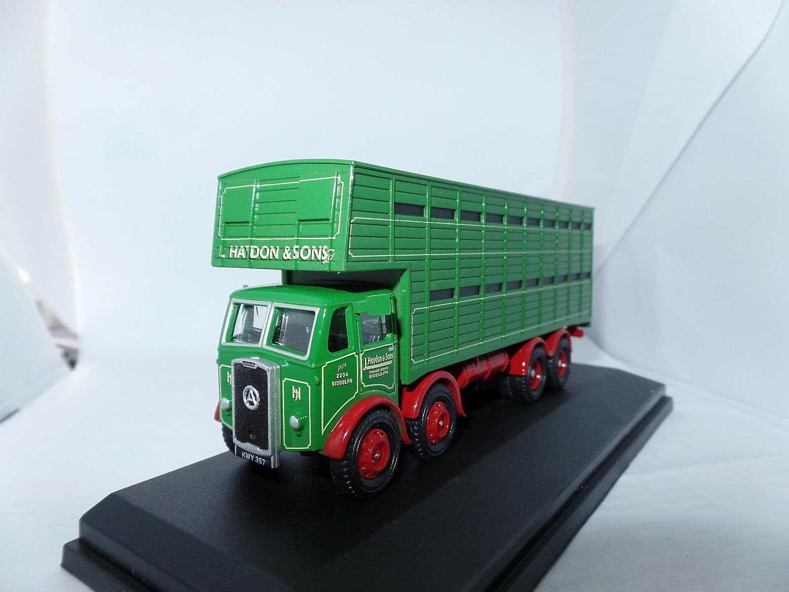 Oxford 76ATKL004 ATKL004 1/76 OO Scale Atkinson Cattle Truck J Haydon ...