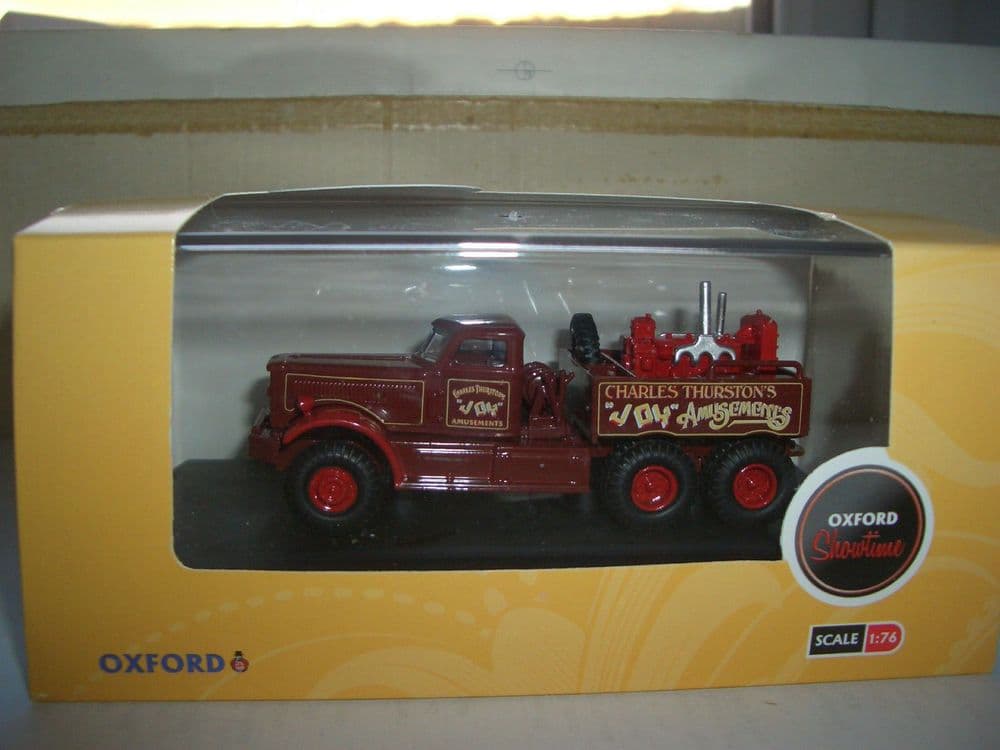 Oxford 76DT003 DT003 Diamond T Charles Thurston Fun Fair Generator Truck