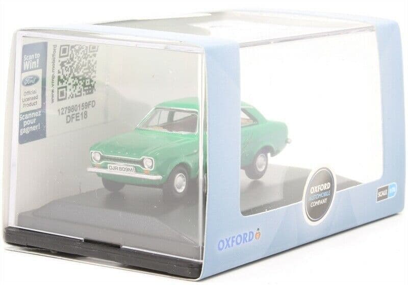 OXFORD 76FE001 FE001 1/76 OO Scale FORD ESCORT MK1 MODENA GREEN