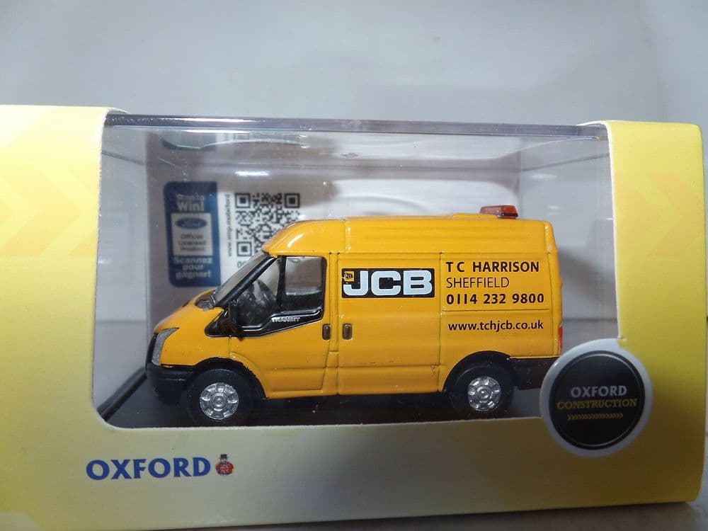 Oxford 76FT027 FT027 1/76 OO Scale Ford Transit SWB Med Van JCB T C ...