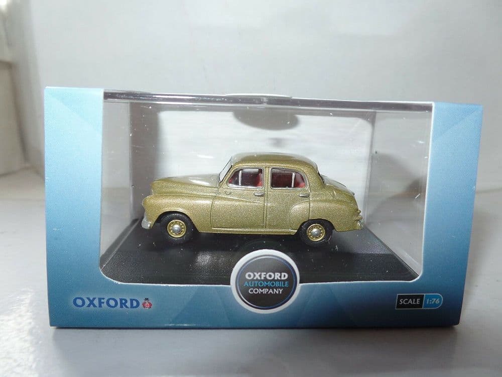 Oxford 76HH004 HH004 1/76 OO Scale Humber Hawk MkIV Golden Sand Metallic