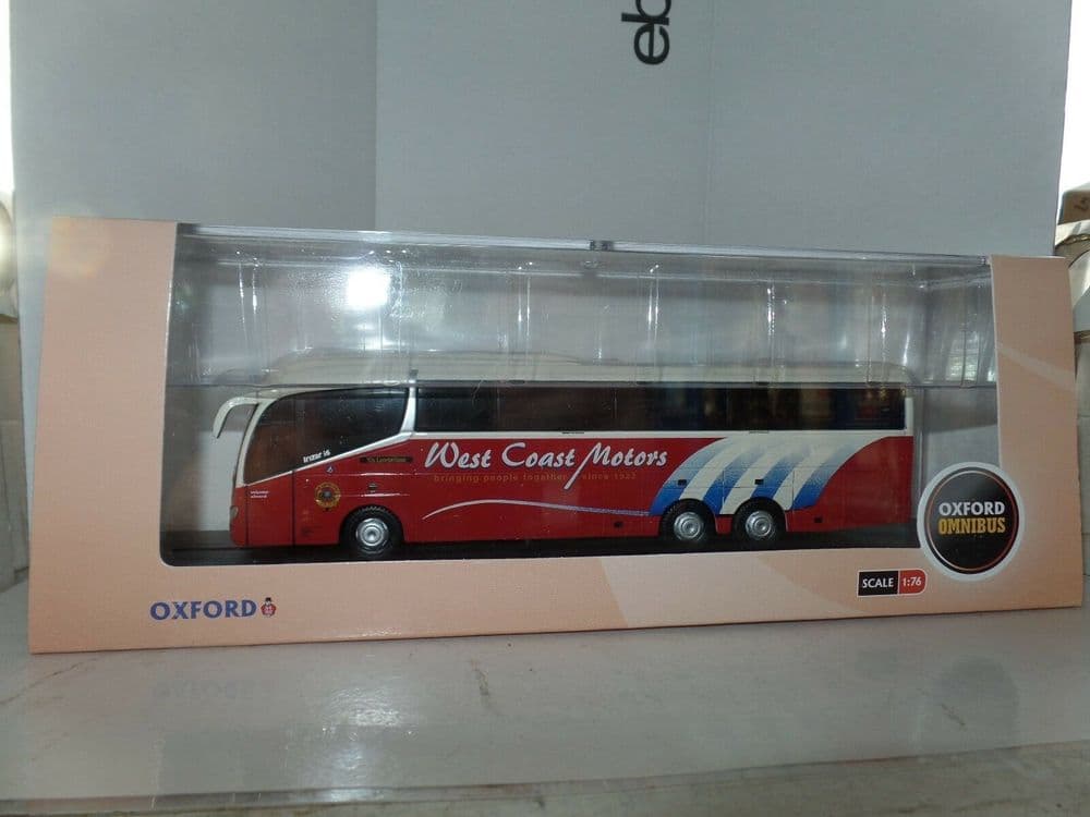 Oxford 76IR6002 IR6002 1/76 OO Scale Irizar I6 West Coast Motors Coach MIMB
