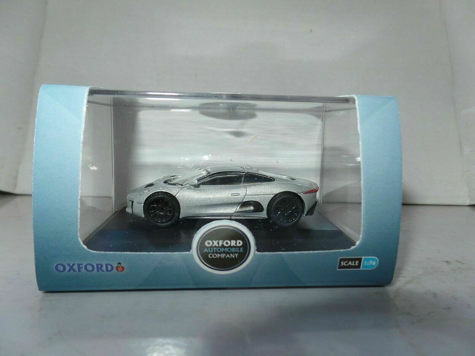 Oxford 76JCX75001 JCX75001 1/76 OO Scale Jaguar CX75 Silver Concept Car ...
