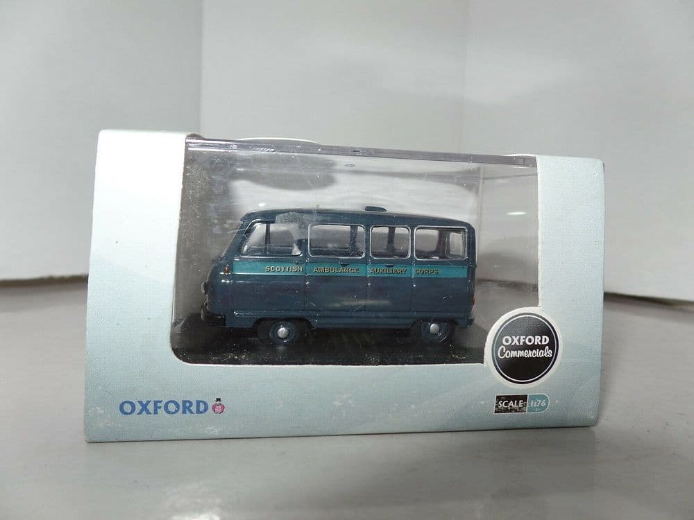 Oxford 76JM023 JM023 1/76 OO Austin Morris J2 Minibus Scottish ...