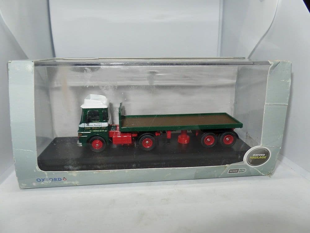 Oxford 76LV003 LV003 1/76 OO Scale ERF LV Flatbed Eddie Stobart Lynda ...