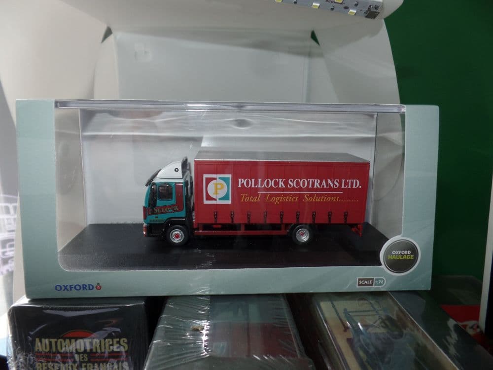 Oxford 76MAN001 MAN001 1/76 OO Scale MAN L2000 Curtainside Pollock ...